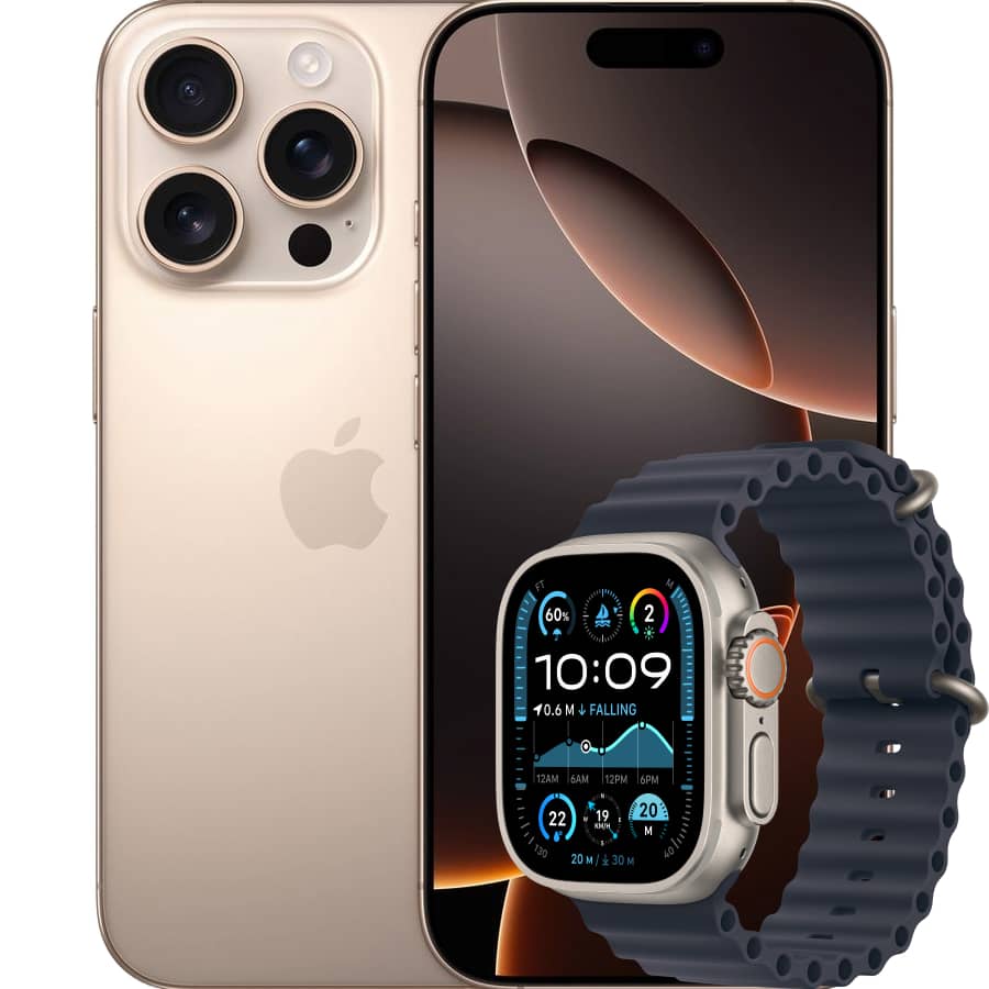 du™ Shop | Personal | iPhone 16 Pro Bundle offer | 256 GB | Desert Titanium