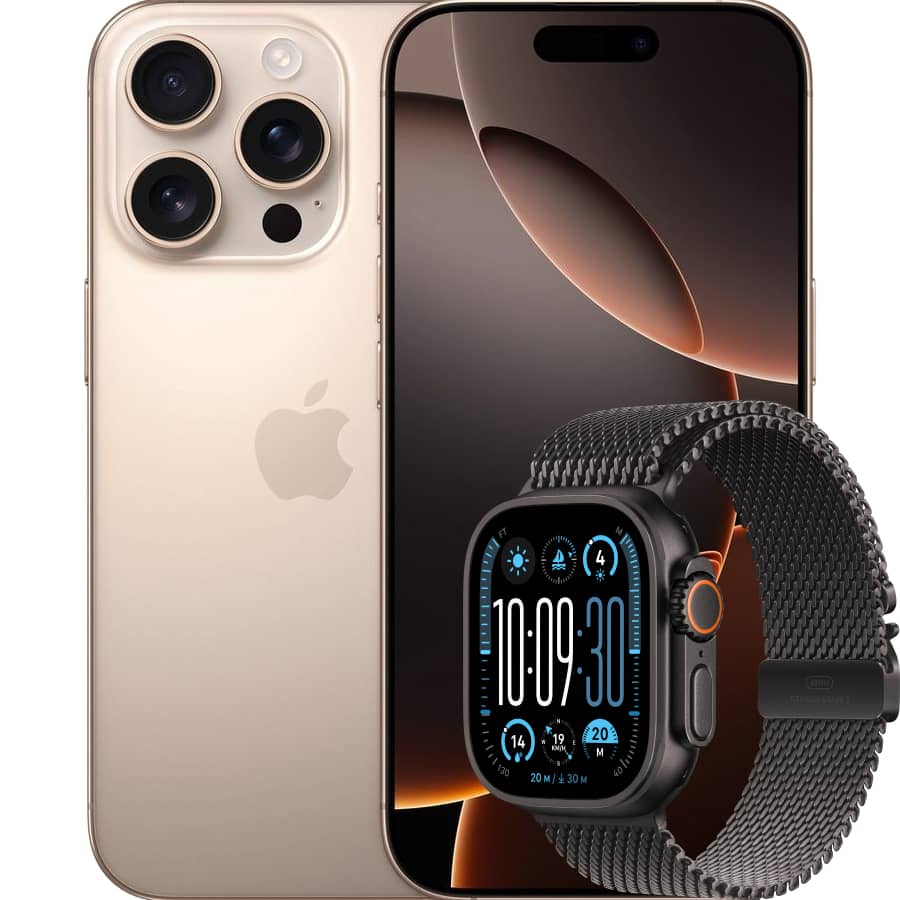 du™ Shop | Personal | iPhone 16 Pro Bundle offer | 256 GB | Desert Titanium