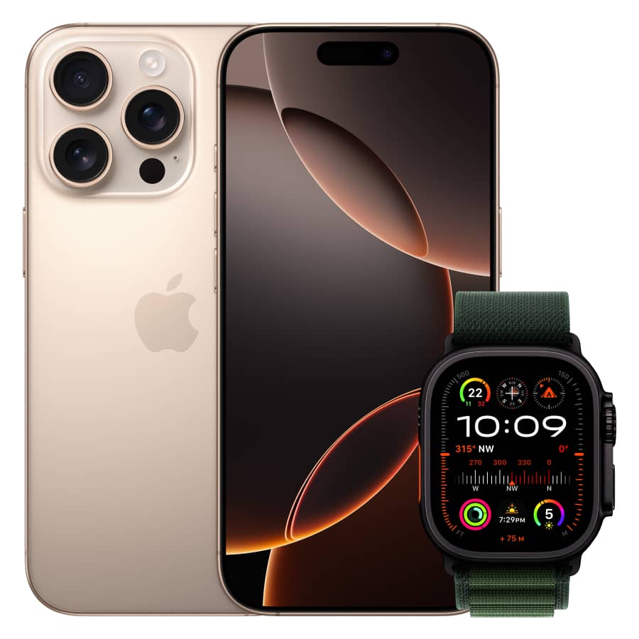 du™ Shop | Personal | iPhone 16 Pro Bundle offer | 256 GB | Desert Titanium